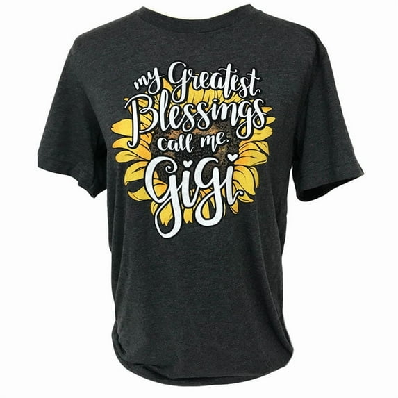 Southern Attitude Blessings Call Me Gigi Soft Canvas Front Print T ...