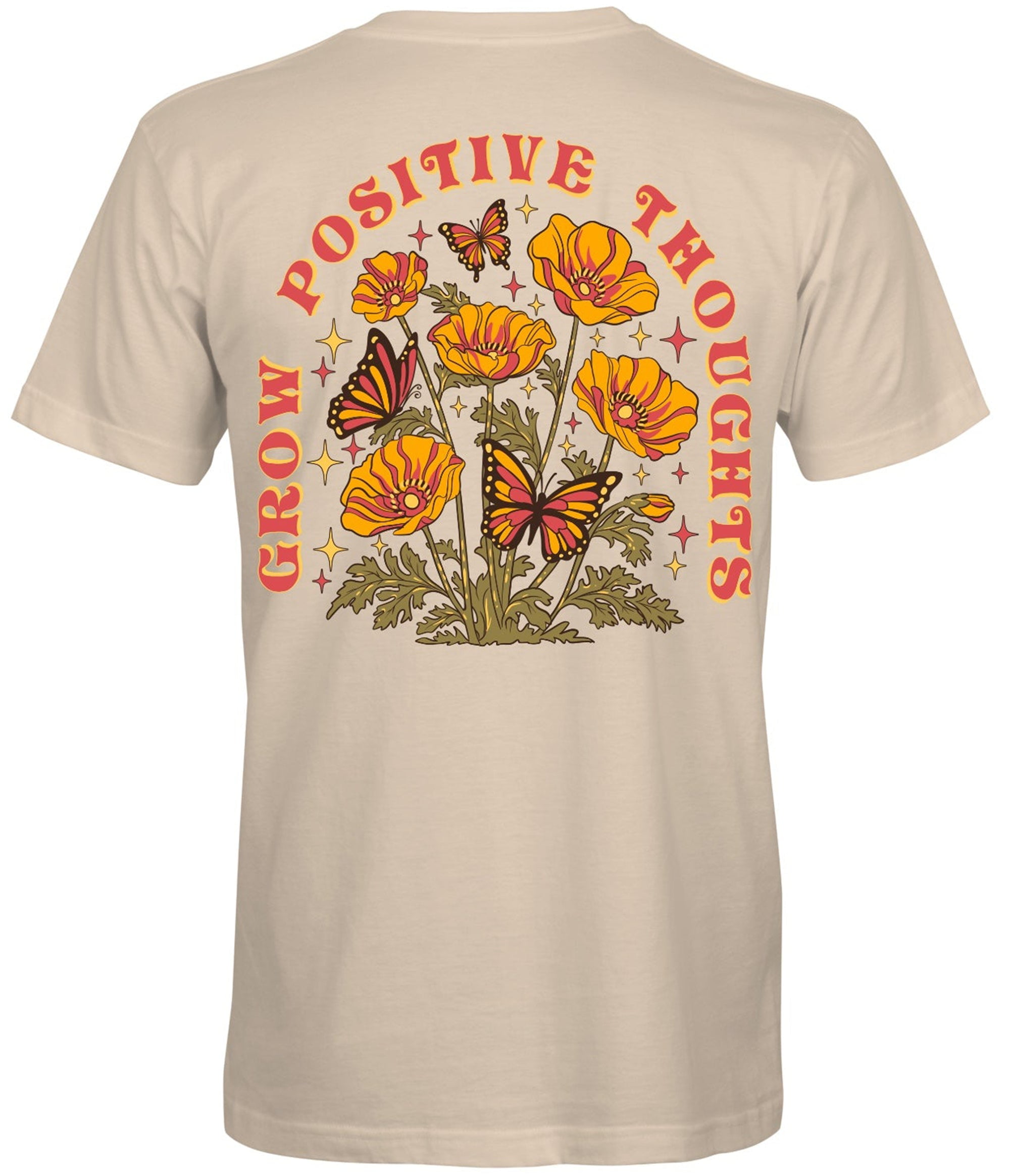 Southern Attitude Grow Positive Thoughts T-Shirt - Walmart.com