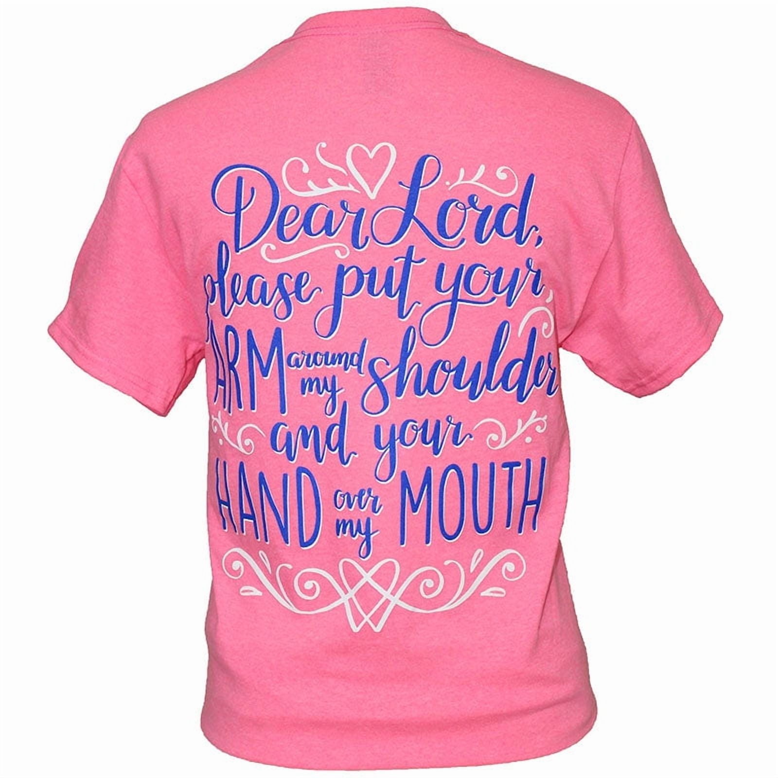 Southern Attitude Preppy Hand Over My Mouth T-Shirt - Walmart.com