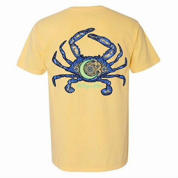 Southern Attitude Tortuga Moon Crab T-Shirt - Walmart.com