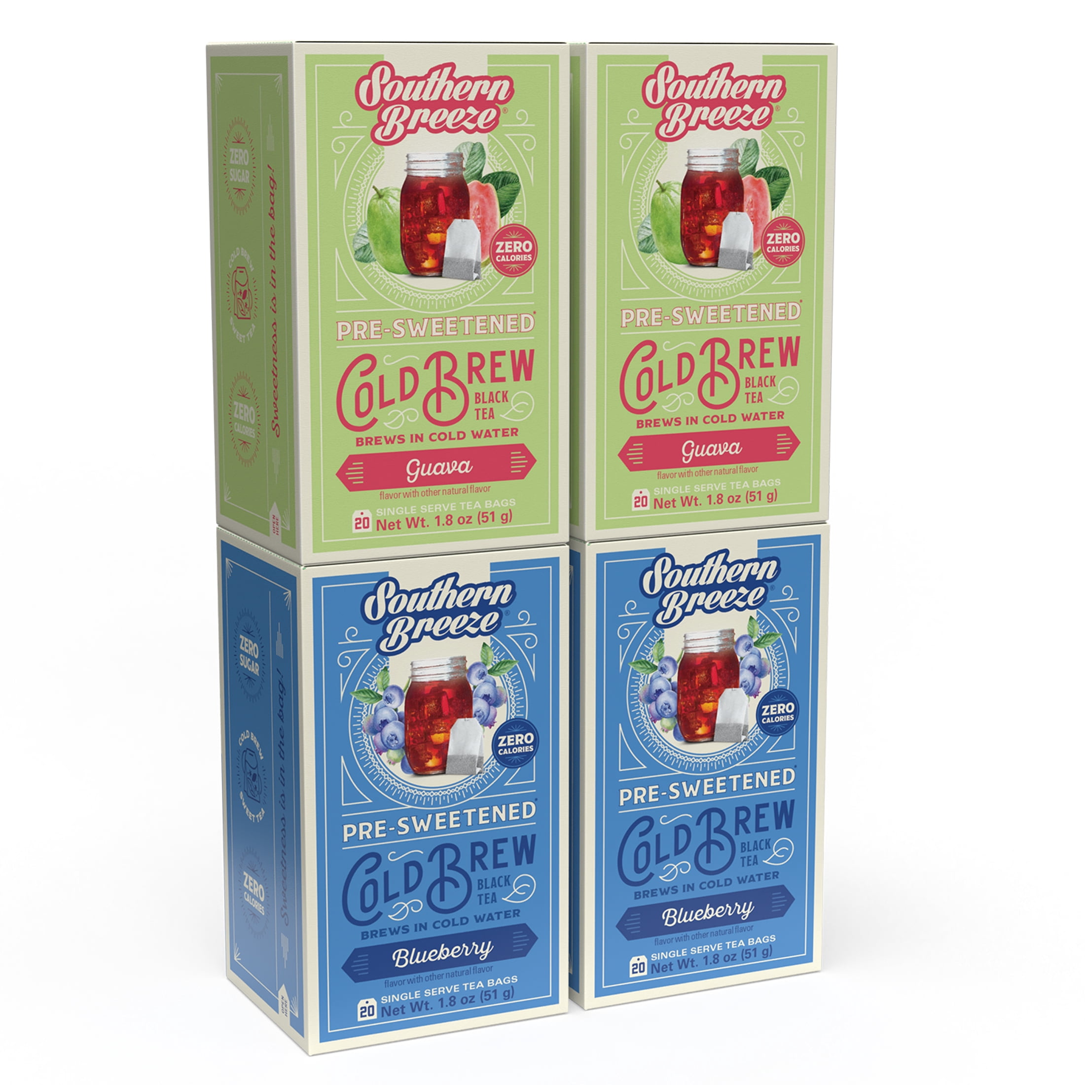 Southern Breeze Berry Bundle Pack of 4 (Guava and Blueberry) 2 boxes ...