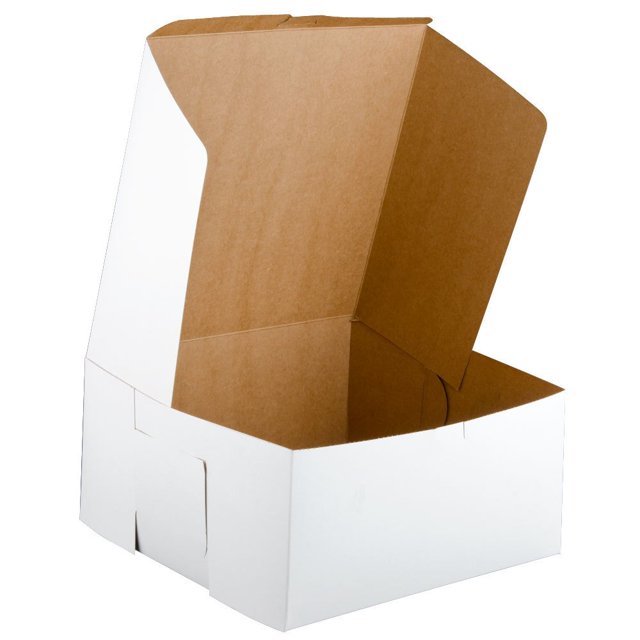 Southern Champion SCH 0989 12X12X6 Plain White Box Bakery 50/Case SCH ...
