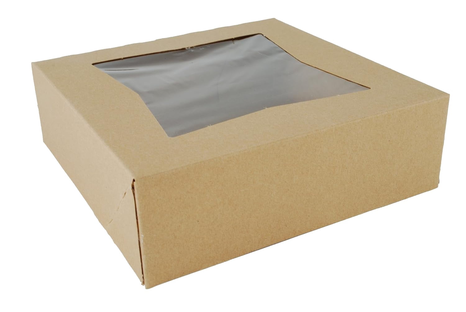 Southern Champion Tray 24013K Kraft Paperboard Window Bakery Box, 8 ...