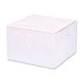 SCT 1509 6 in. x 6 in. x 4 in. Paper Standard Bakery Boxes - White (250 ...