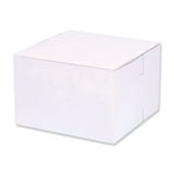 SCT 1509 6 in. x 6 in. x 4 in. Paper Standard Bakery Boxes - White (250 ...