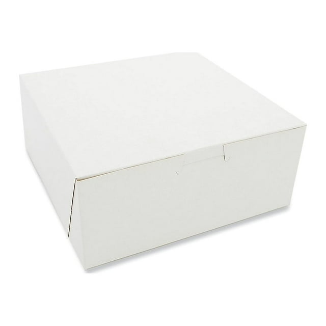 Southern Champion Tray SCT Bakery Boxes Standard 7 x 7 x 3 White Paper ...