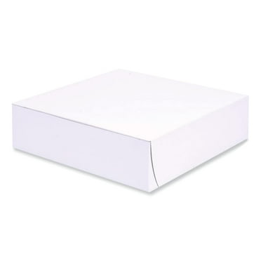SCT Tuck-Top Bakery Boxes 19w x 14d x 4h White 50/Carton 1029 - Walmart.com