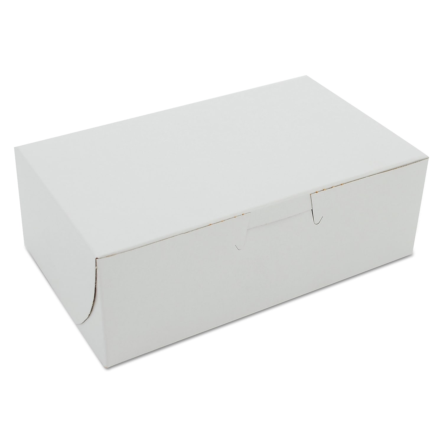 Southern Champion Tray White Paperboard Lock Corner Bakery Box 2 1 8 X