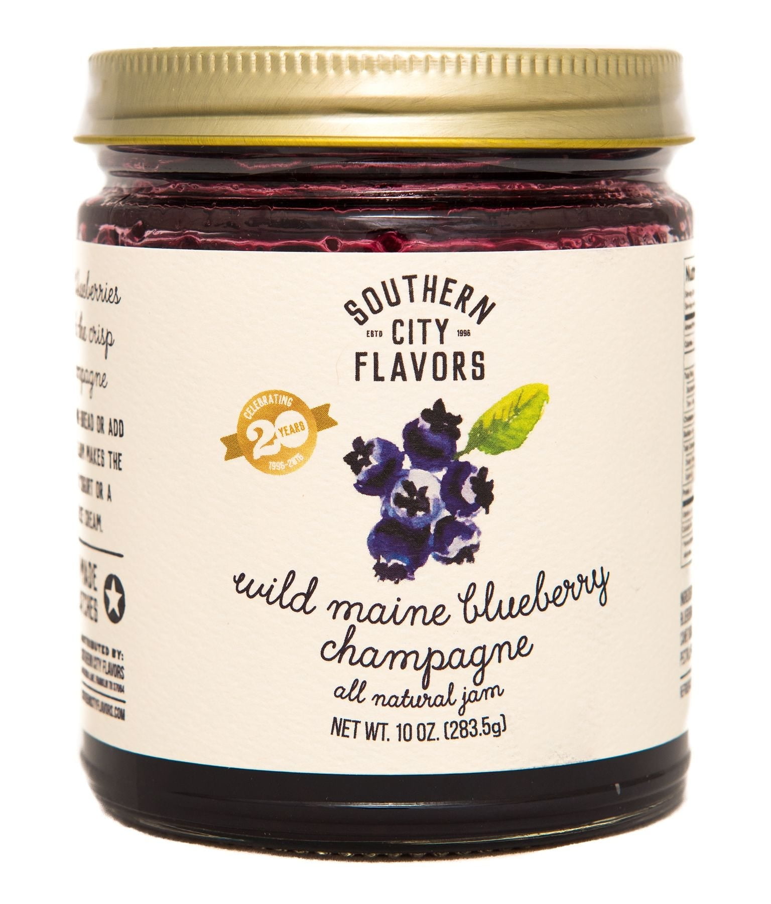 Southern City Flavors Blueberry Champagne Jam, 10 OZ, 12 Pack - Walmart.com