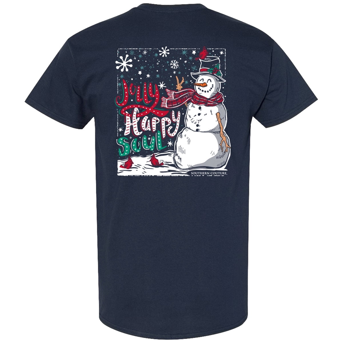 Southern Couture Classic Jolly Happy Soul Holiday T-Shirt - Walmart.com