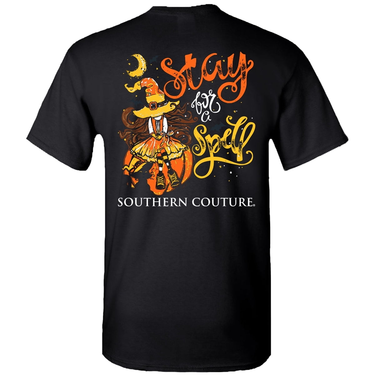 Southern Couture Classic Stay For A Spell Fall T-Shirt - Walmart.com