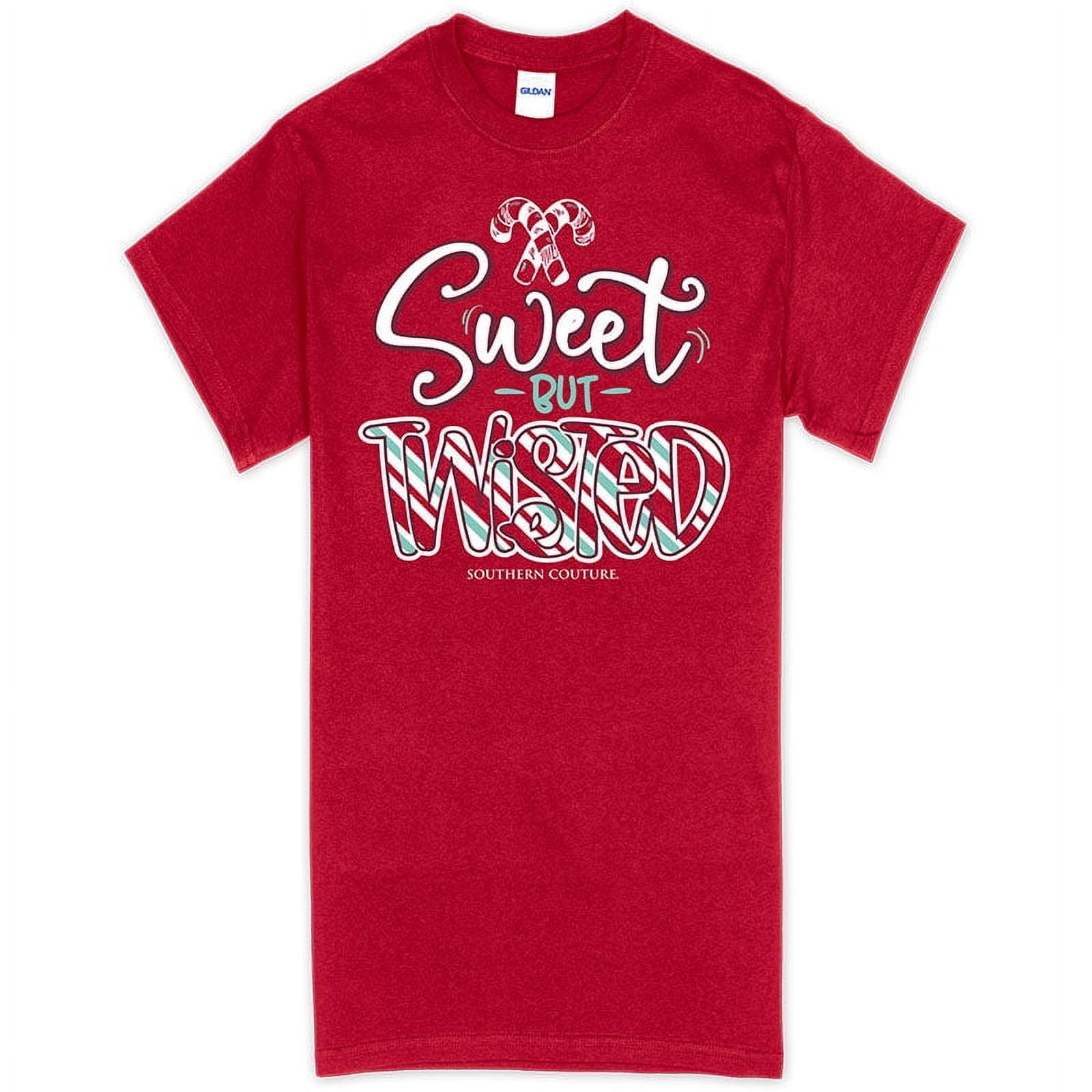 Southern Couture Sweet But Twisted Holiday Soft T-Shirt - Walmart.com