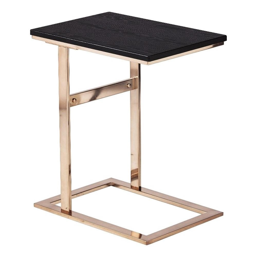 Southern Enterprises Rindland Contemporary Wood and Iron C Table in ...