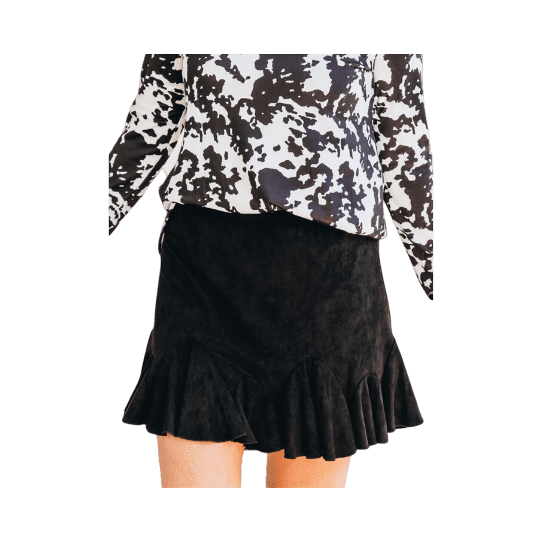 Southern Grace Women's Turning On The Charm Black Skirt - Walmart.com