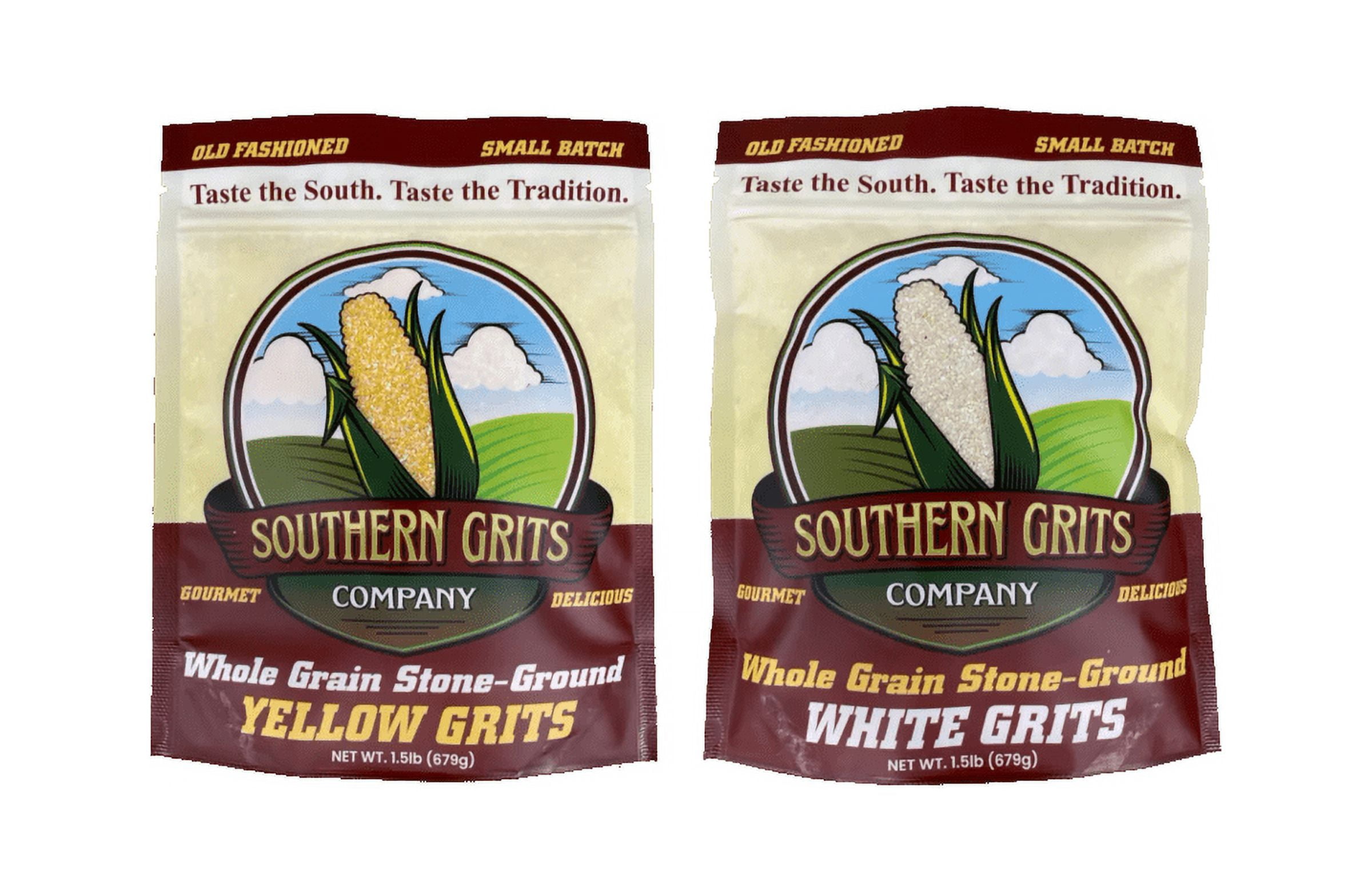 Southern Grits Company - Gourmet Stone Ground Yellow & White Grits ...