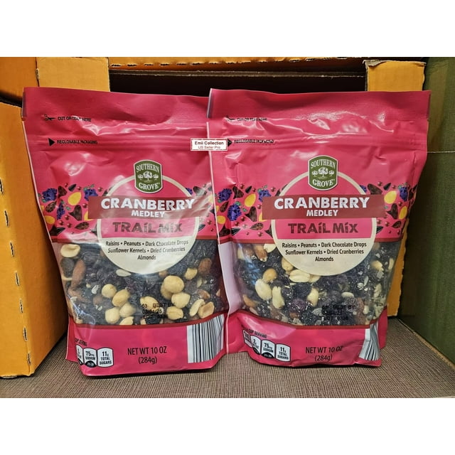 Southern Grove Cranberry Medley Trail Mix 10oz 283g (2 Bags) - Walmart.com
