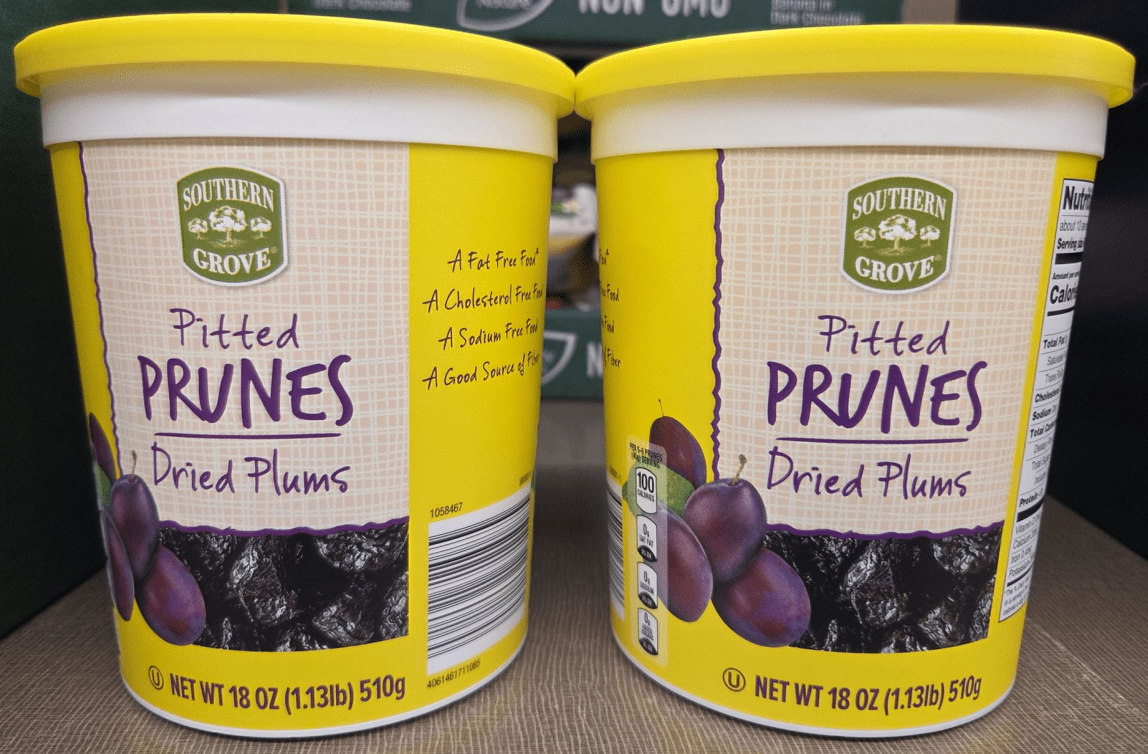 Southern Grove Pitted Prunes Dried Plums 18oz 510g (2 Jars) - Walmart.com