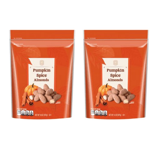 Southern Grove Pumpkin Spice Almonds 2 Pack 14 oz - Walmart.com