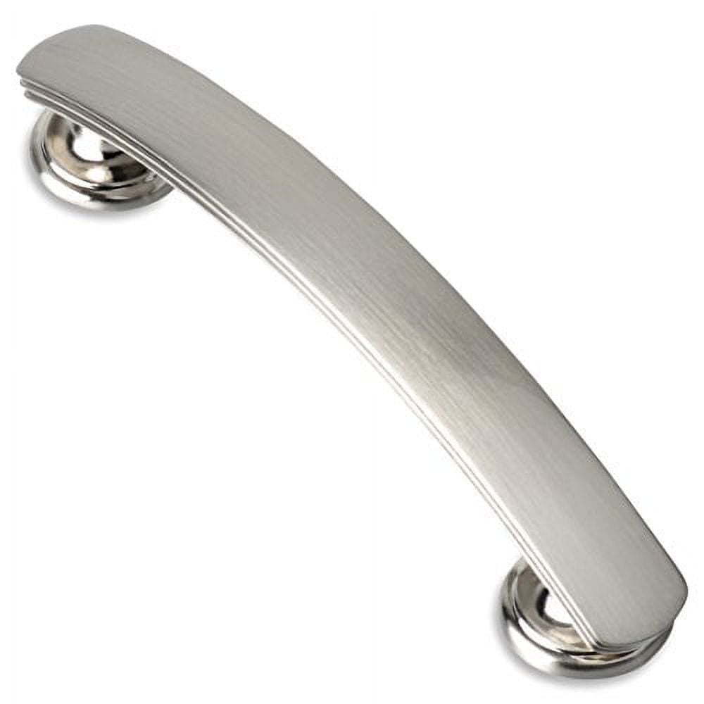 Southern Hills Brushed Nickel Cabinet Handles - Pack of 5 - Screws ...