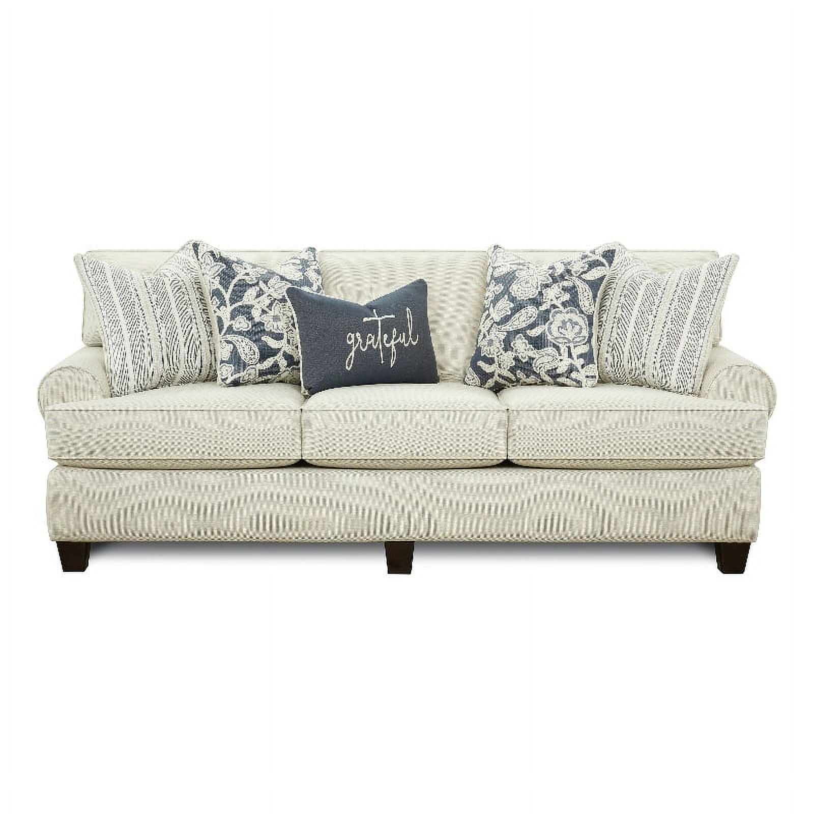 Southern Home Furnishings Awesome Oatmeal Polypropylene Sofa in Khaki ...