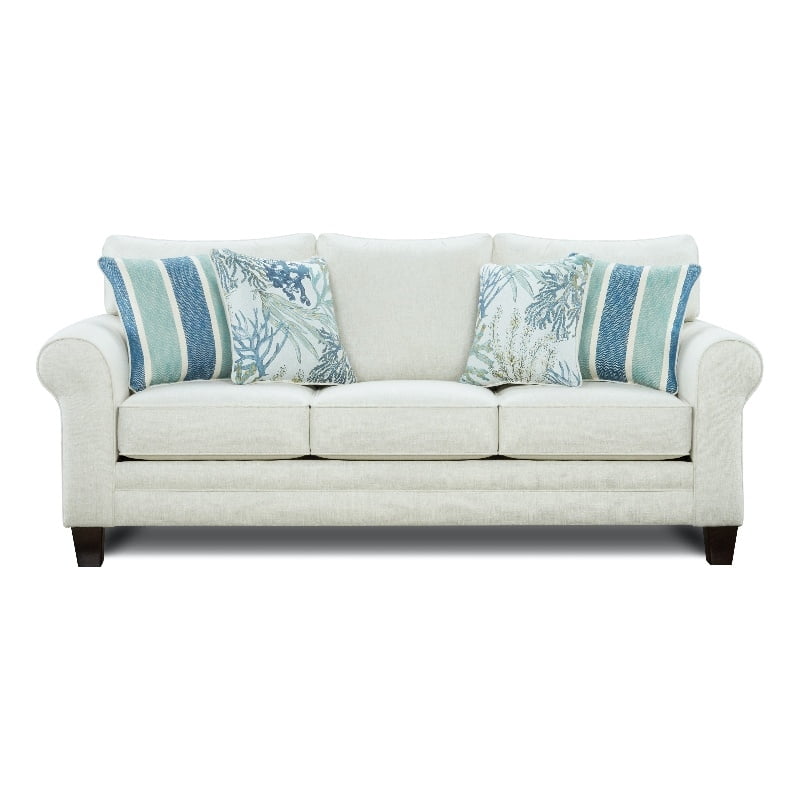 Southern Home Furnishings Grande Glacier Polypropylene Sofa in Khaki ...
