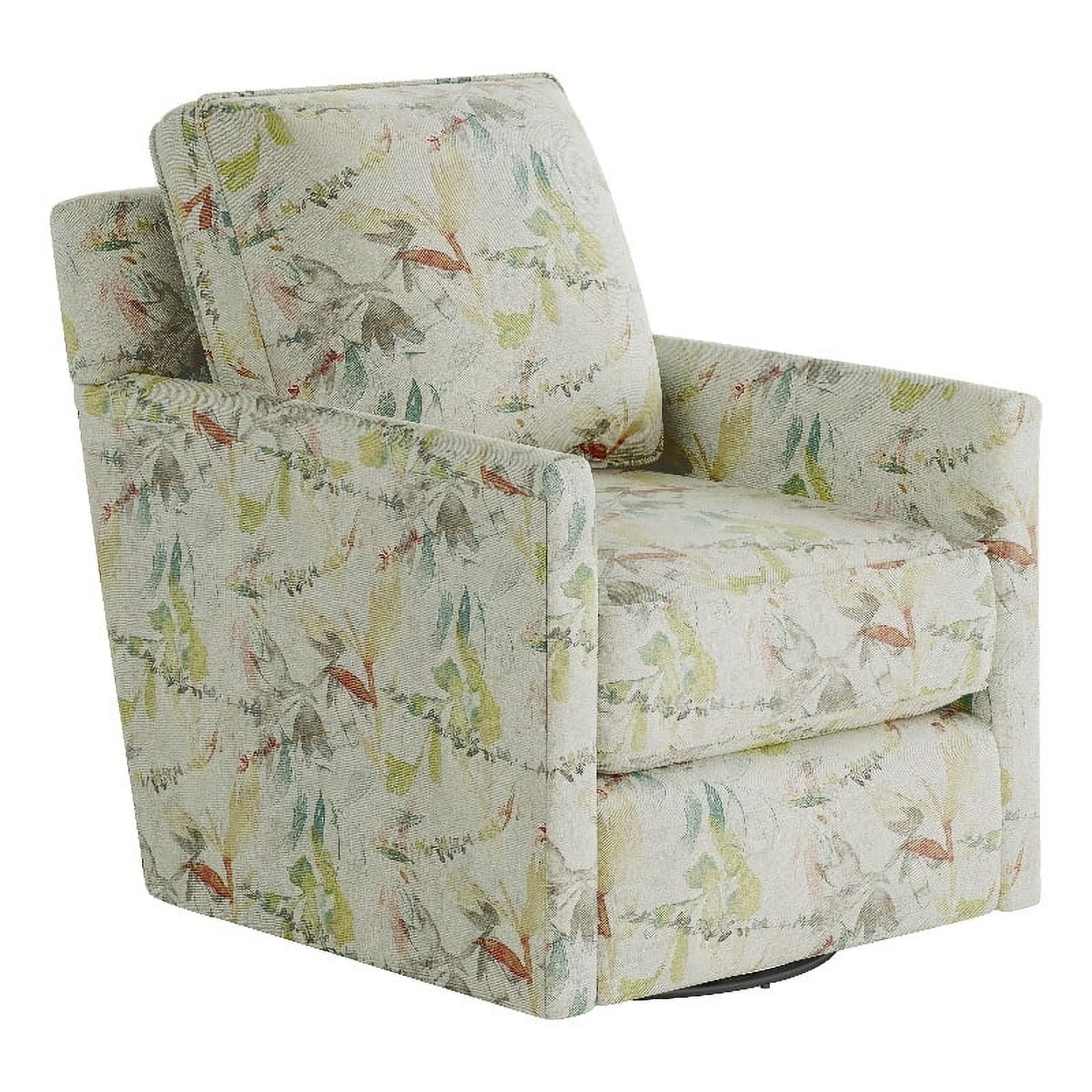 Southern Home Furnishings Jasmine Lily Swivel Glider Accent Chair ...