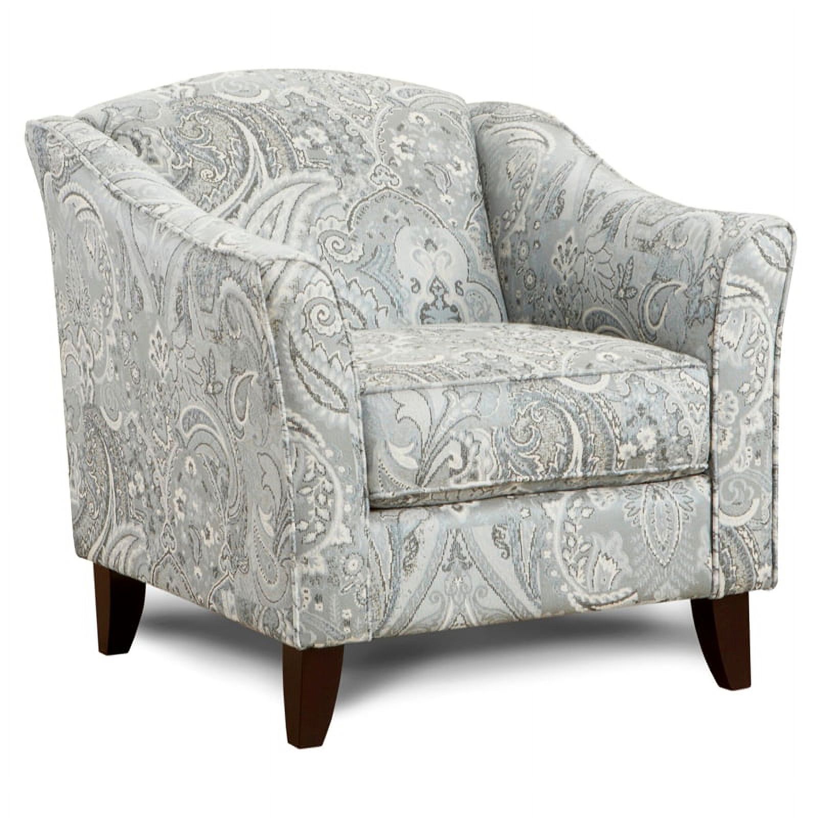 Southern Home Furnishings Kitteridge Cobalt Blue Fabric Accent Chair ...