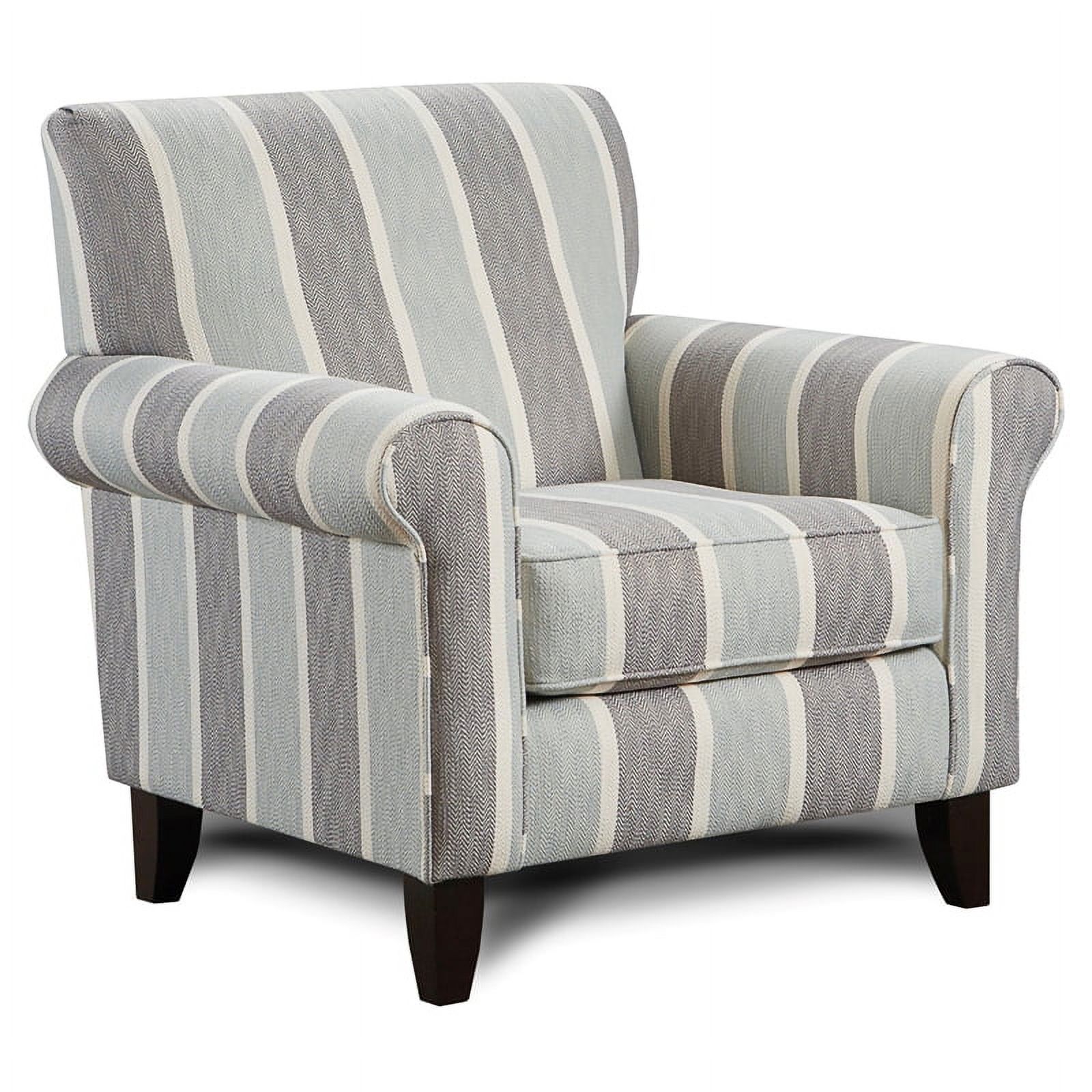 Southern Home Furnishings Lifes a Beach Mist Polyester Accent Chair in ...