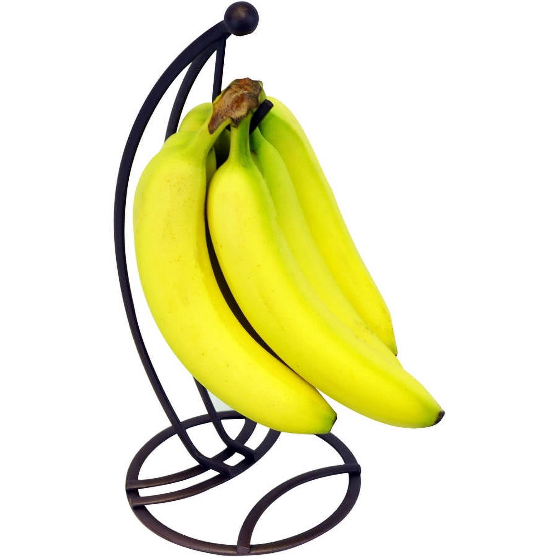 Southern Homewares Bronze Finish Metal Banana Holder Rack Countertop ...