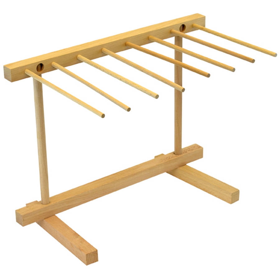 Southern Homewares Collapsible Wooden Pasta Drying Rack Natural ...