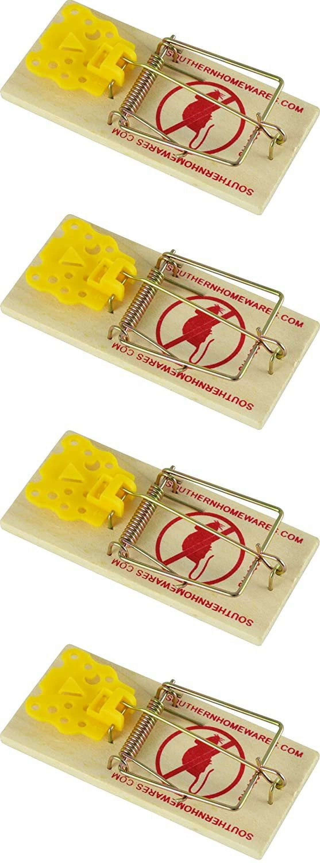 Southern Homewares Wooden Snap Mouse Trap Spring Action with Expanded ...