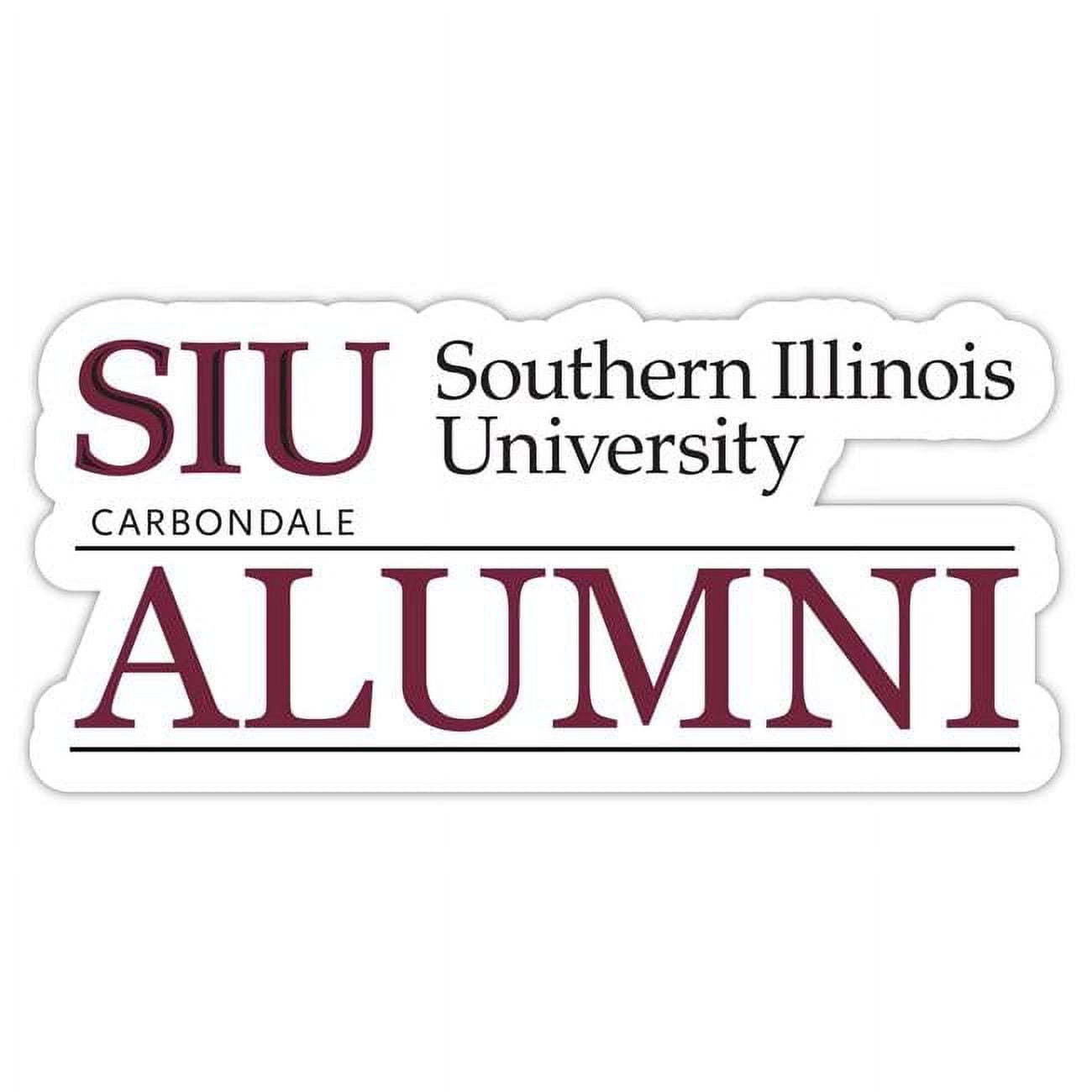 Southern Illinois Salukis 4 in. Laser Cut Alumni Vinyl Decal Sticker ...