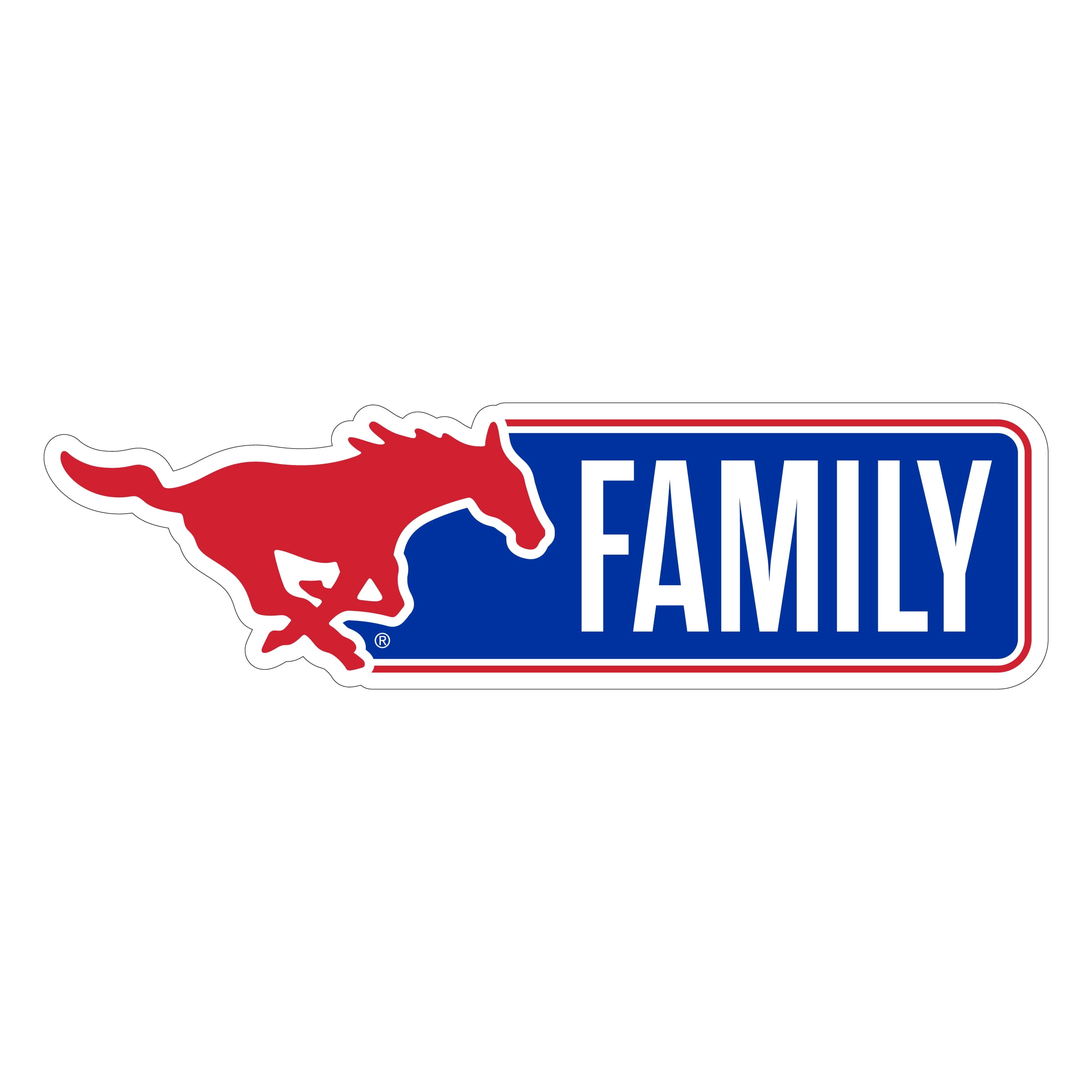 Southern Methodist University Proud Family Die Cut Decal Officially ...