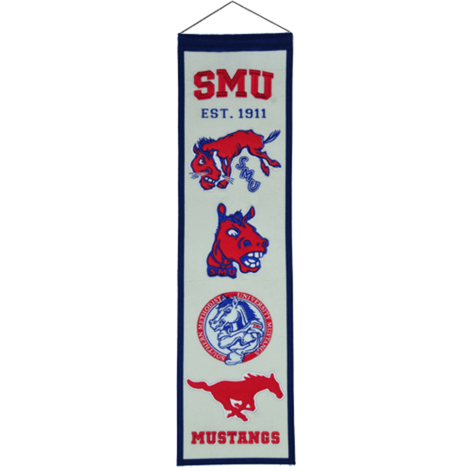 Southern Methodist University SMU Mustangs Logo Evolution Heritage ...