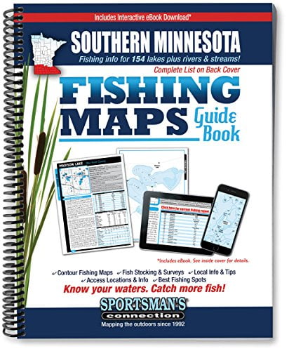 Pre-Owned Southern Minnesota Fishing Map Guide: Lake Maps and Fishing ...