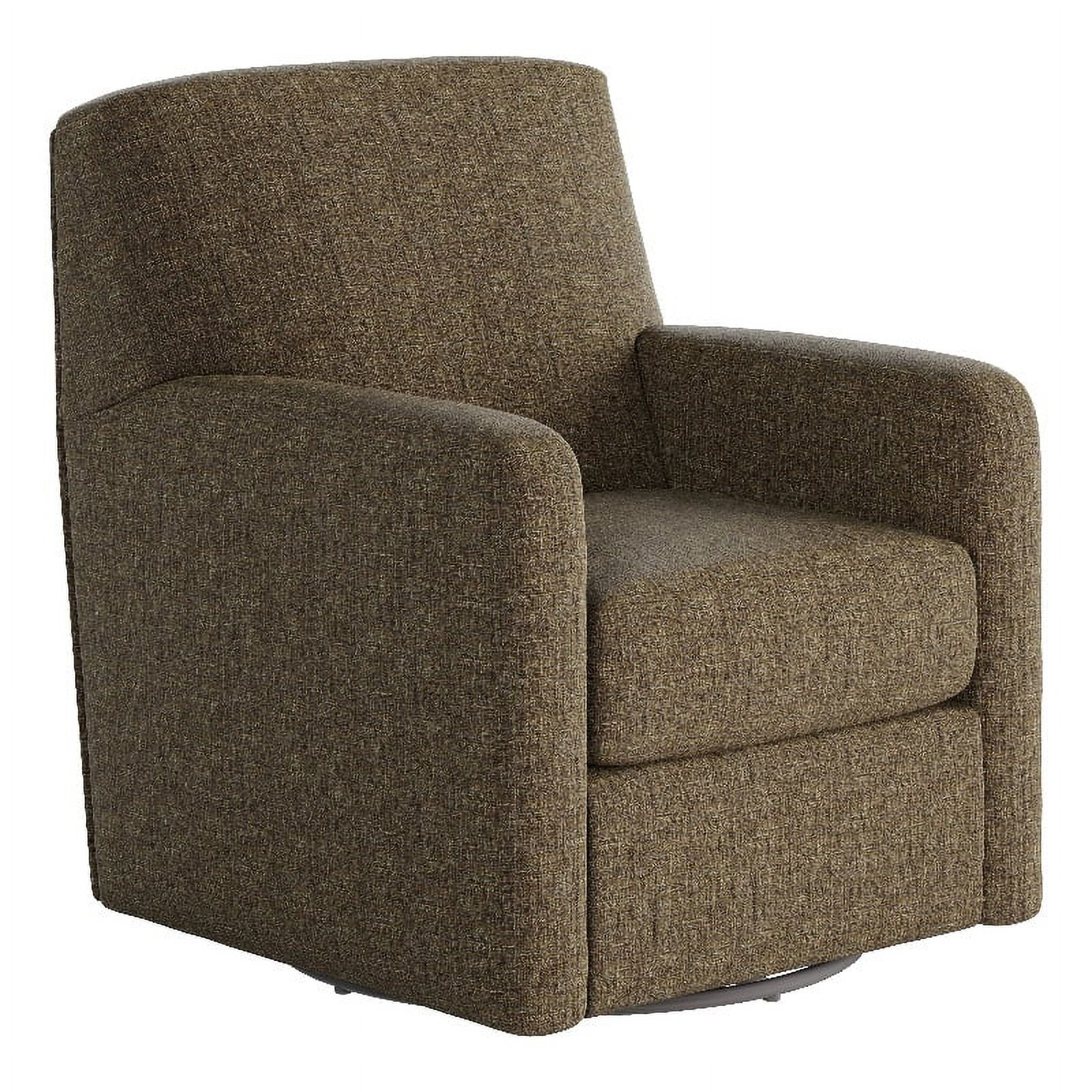 Southern Motion Flash Dance Wood and Fabric Swivel Glider in Brown ...