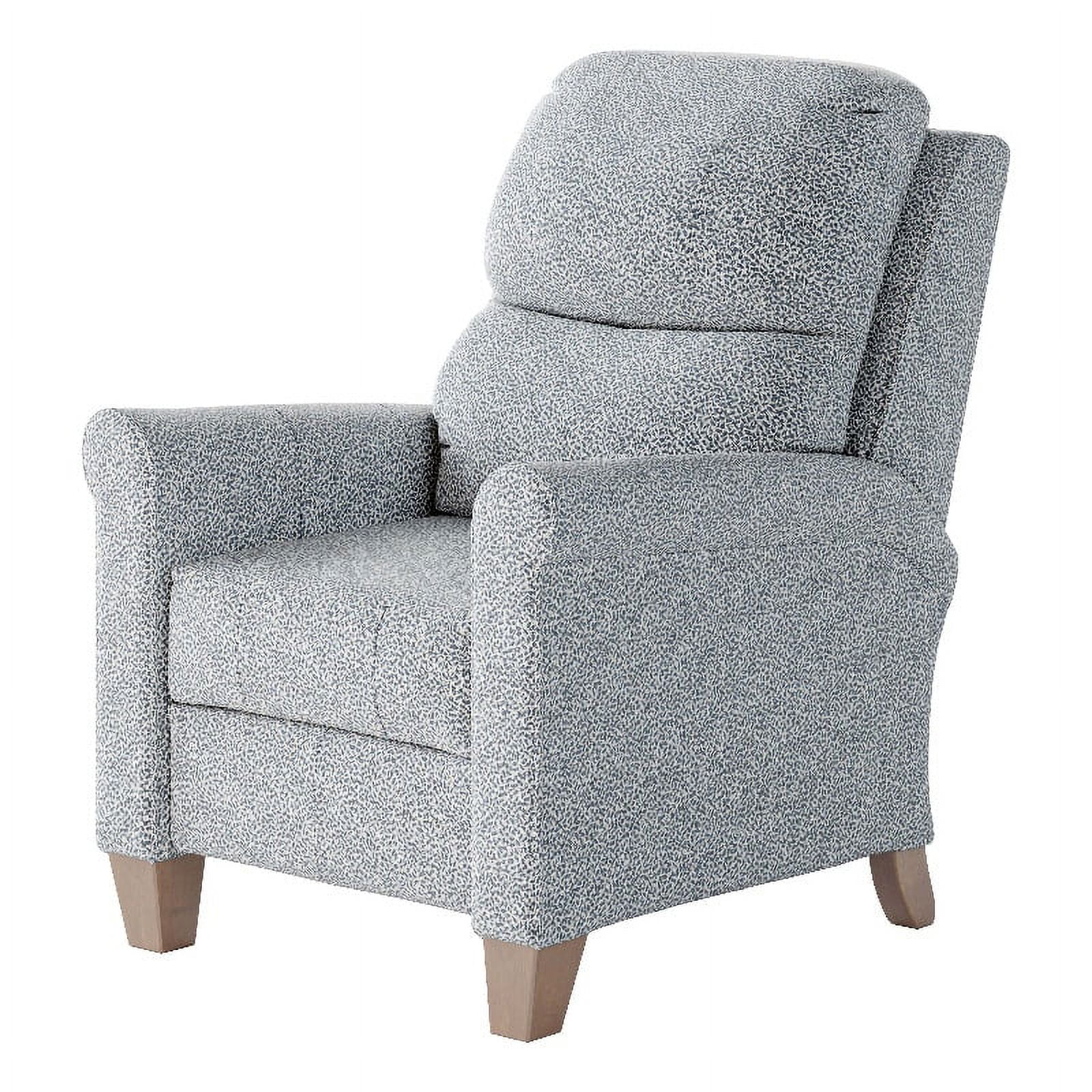 Southern Motion Pep Talk 38" Wide Hi-Leg Fabric Recliner in Chambray ...
