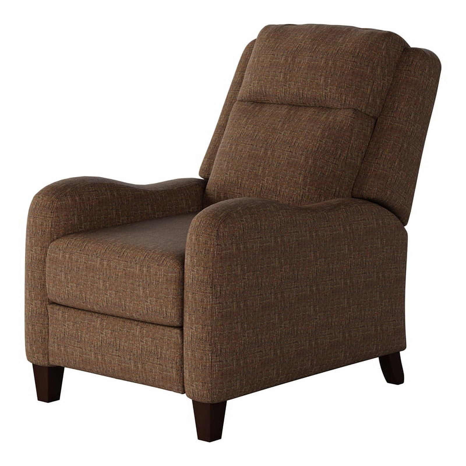 Southern Motion Prestige 31" Push Back Hi-Leg Fabric Recliner in Rust ...