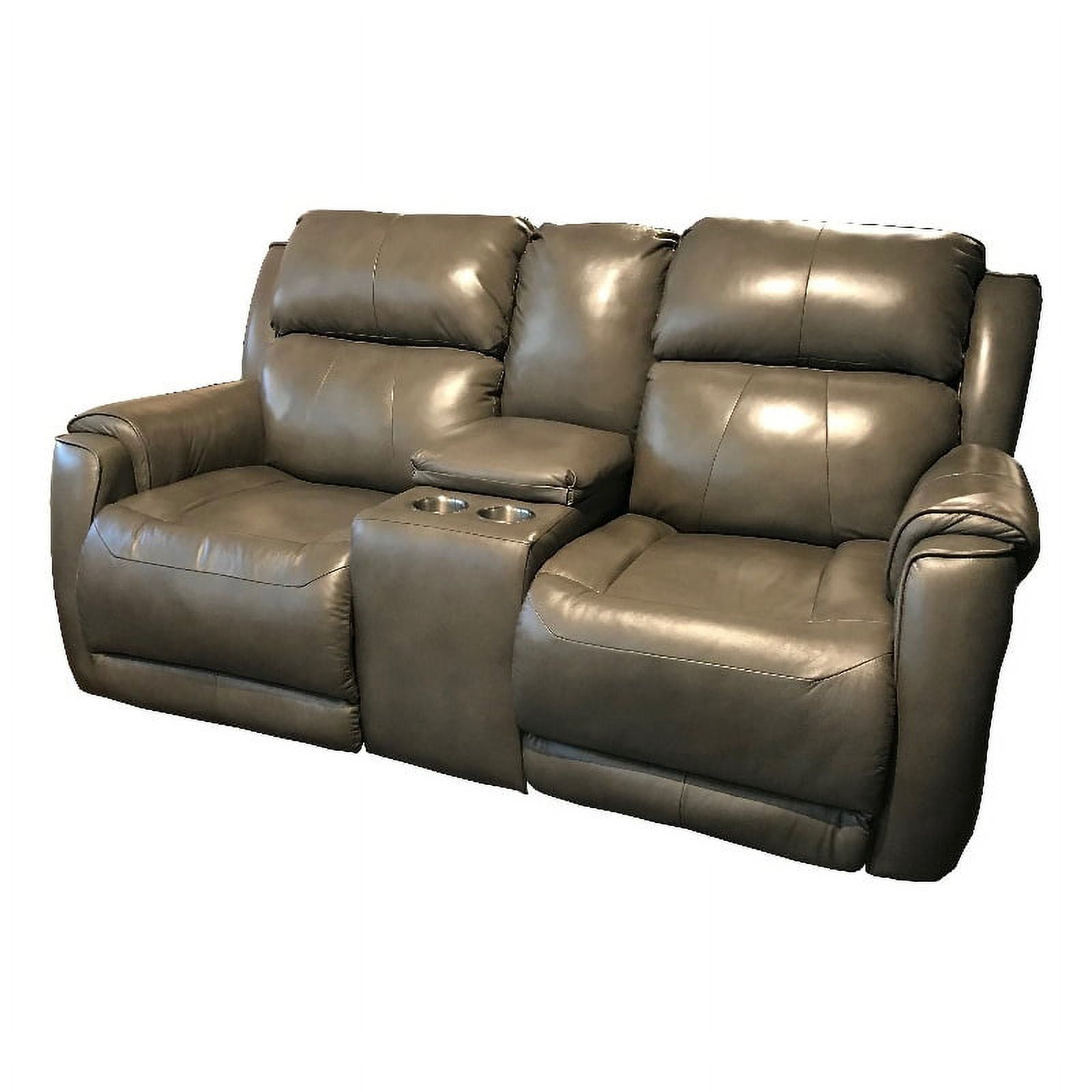 Southern Motion Safe Bet Leather Power Headrest Reclining Loveseat in ...