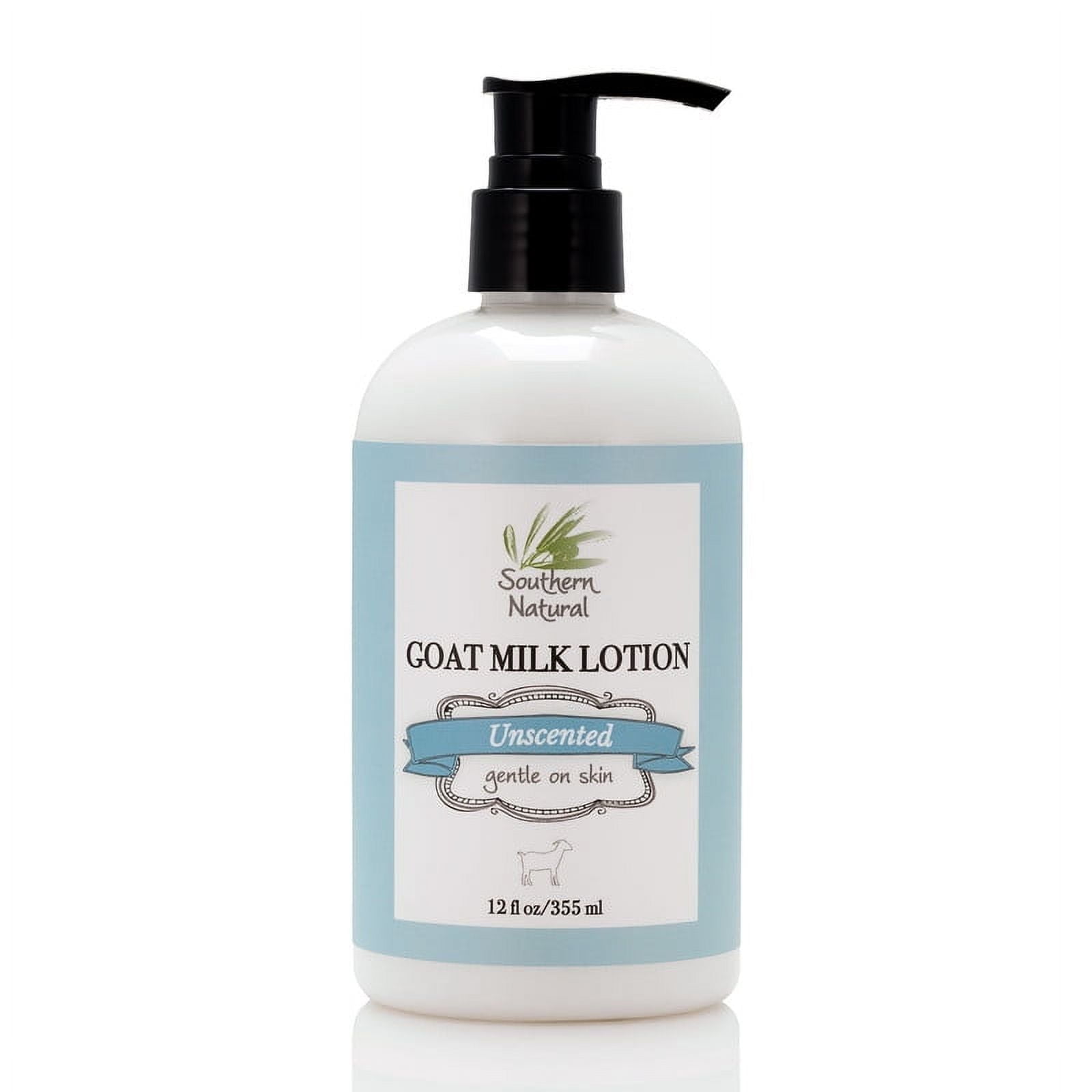 Southern Natural Goat Milk Lotion (12 oz) Face and Body Moisturizer For ...