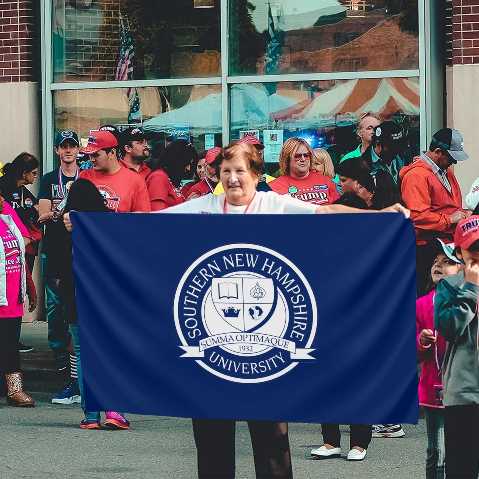 Southern New Hampshire University Logo Banner Breeze Flag Outdoor Flags ...