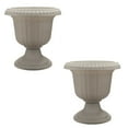 "Southern Patio 14"" Outdoor Resin Utopian Urn Garden Planter ...