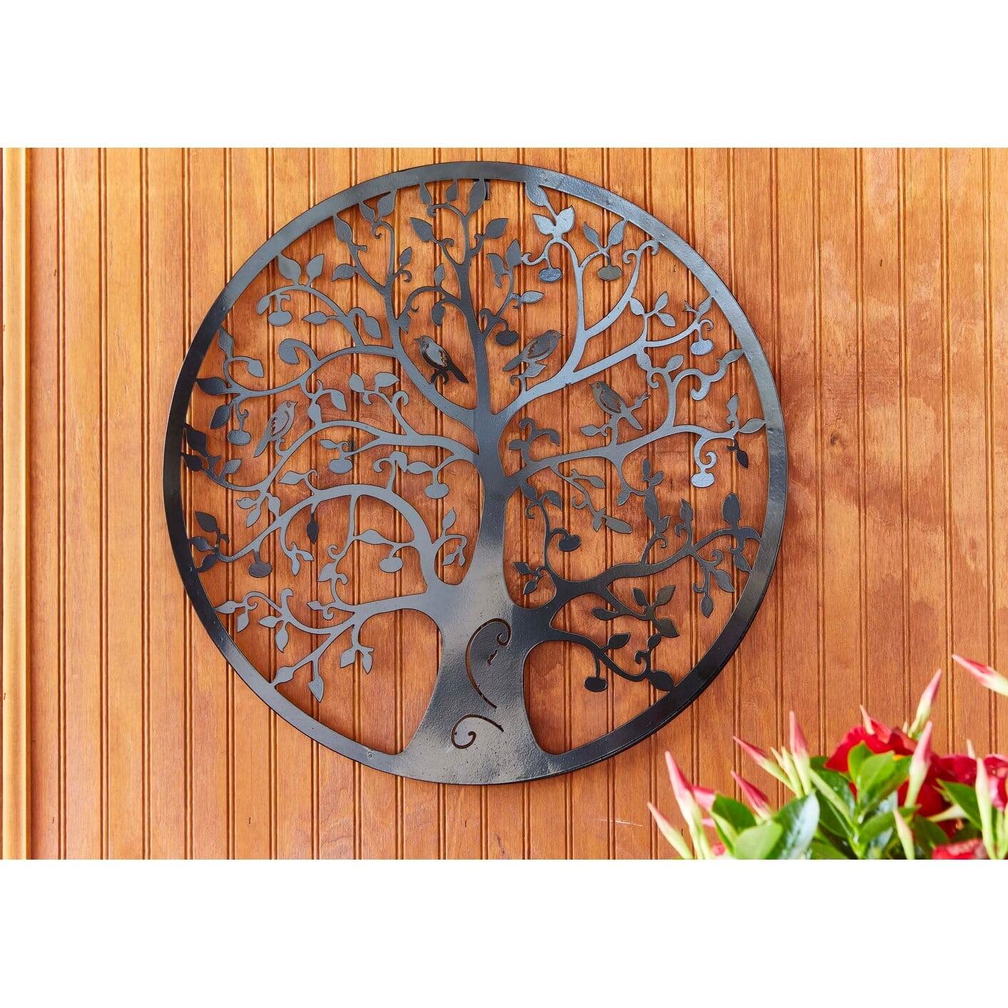 Southern Patio 24 in. H Tree of Life Outdoor Metal Wall Decor - Walmart.com