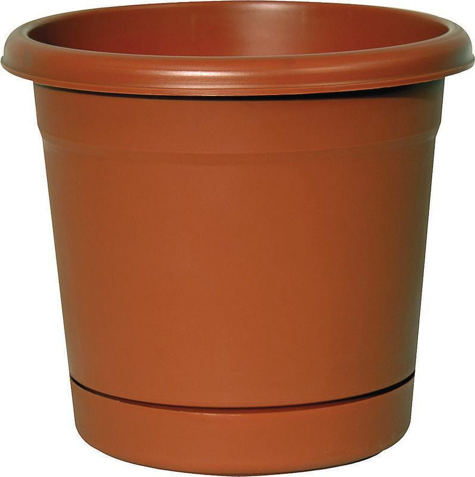 Southern Patio RN2008TC Rolled Rim Planter, Terracotta, 20" - Walmart.com