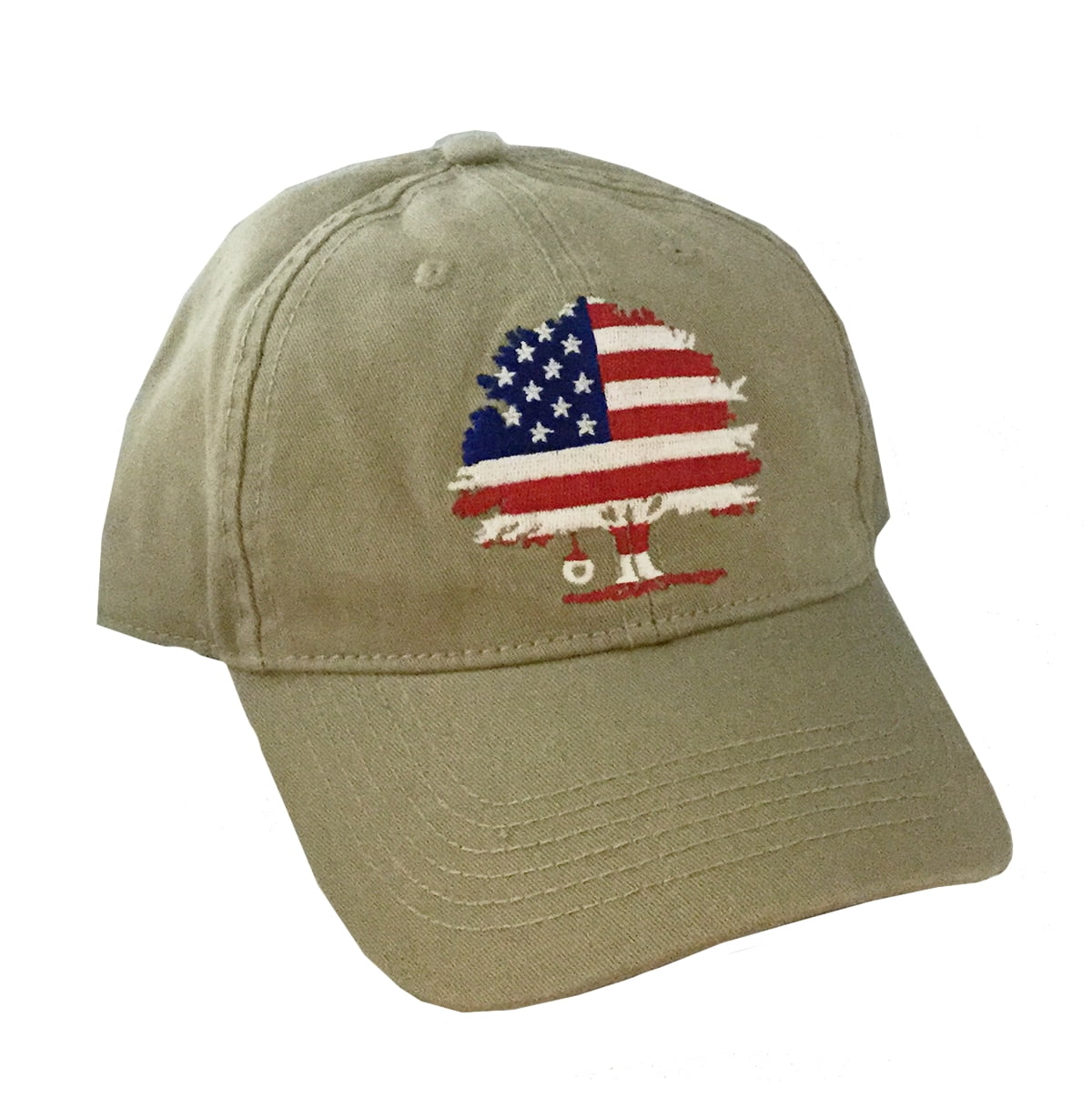 Southern Raised Tree Flag Cap-Khaki - Walmart Business Supplies
