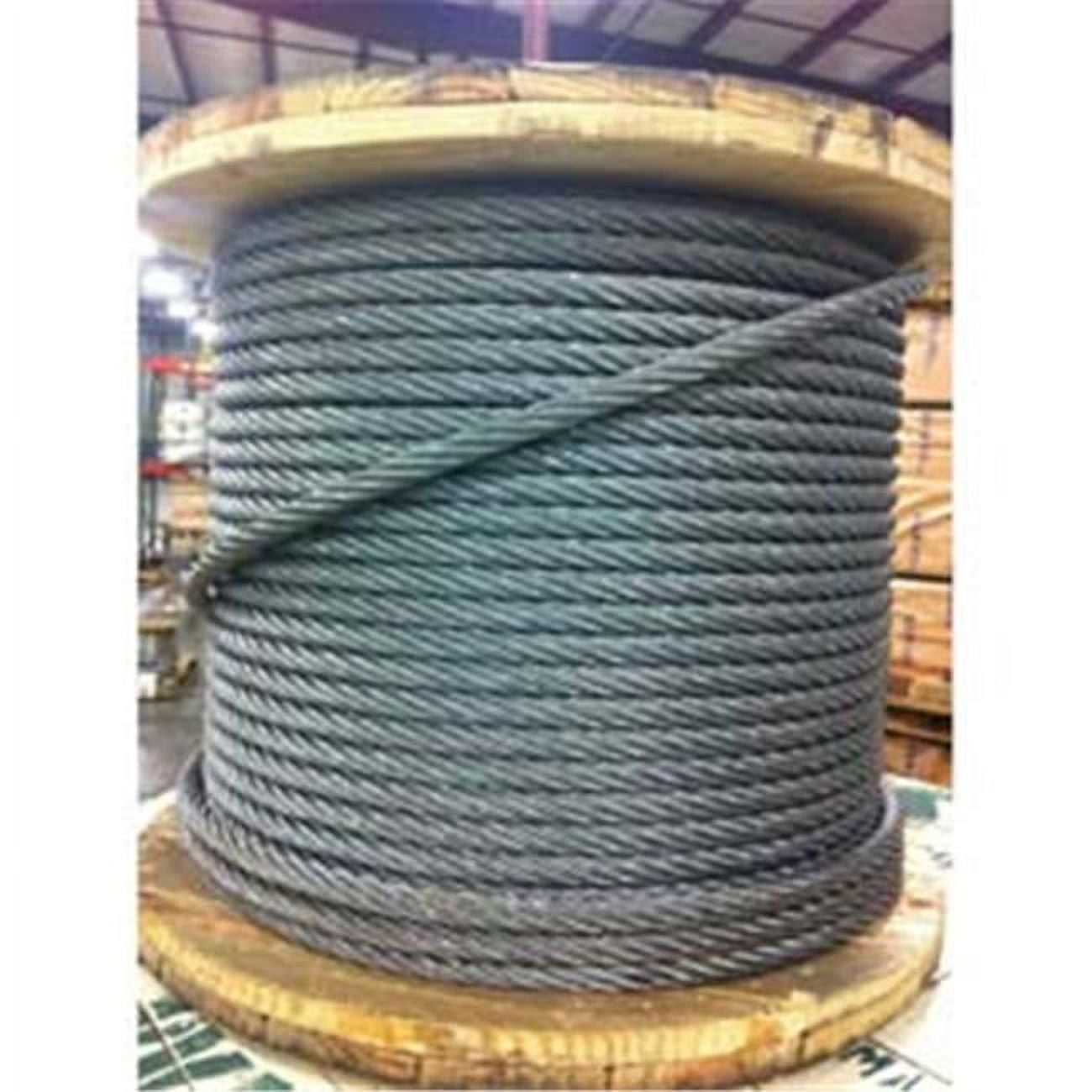 Southern Wire 250' 1/2"" Dia. 6x19 Improved Plow Steel Galvanized Wire ...