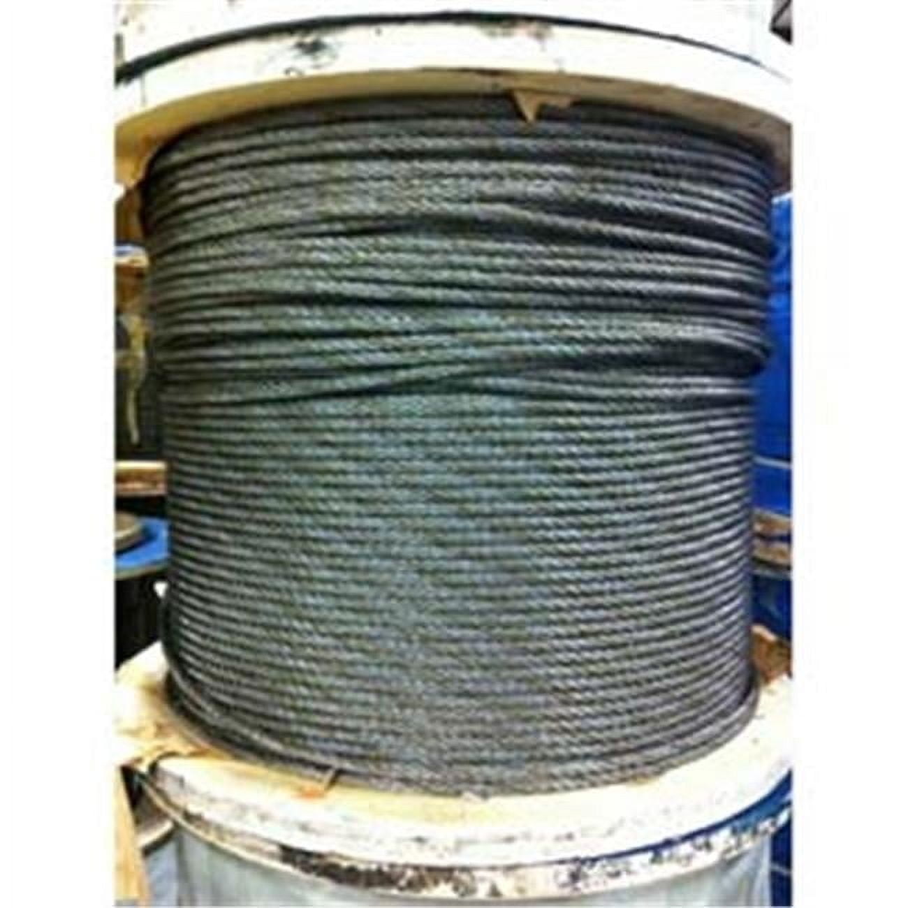 Southern Wire 250' 1/4"" Dia. 6x19 Improved Plow Steel Bright Wire Rope ...