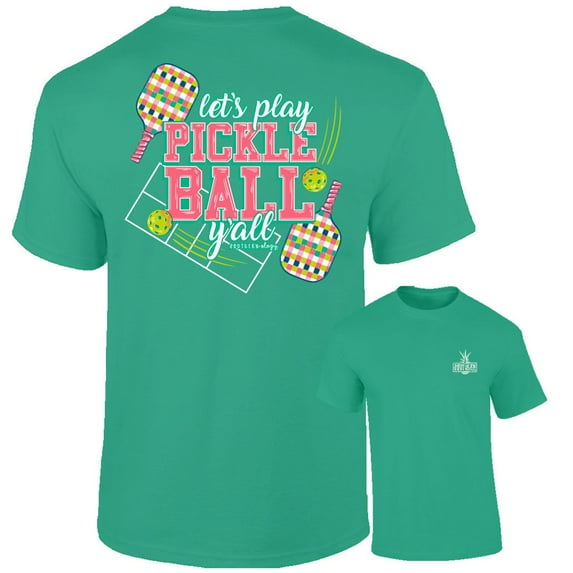 Southernology Lets Play Pickleball T-Shirt - Walmart.com