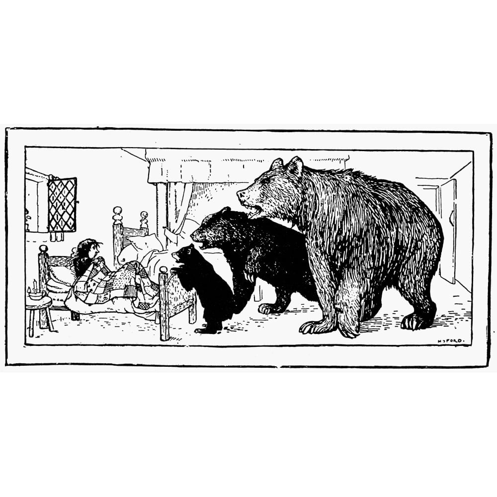Southey Three Bears 1892. N'"Someone Has Been Lying In My Bed - And ...