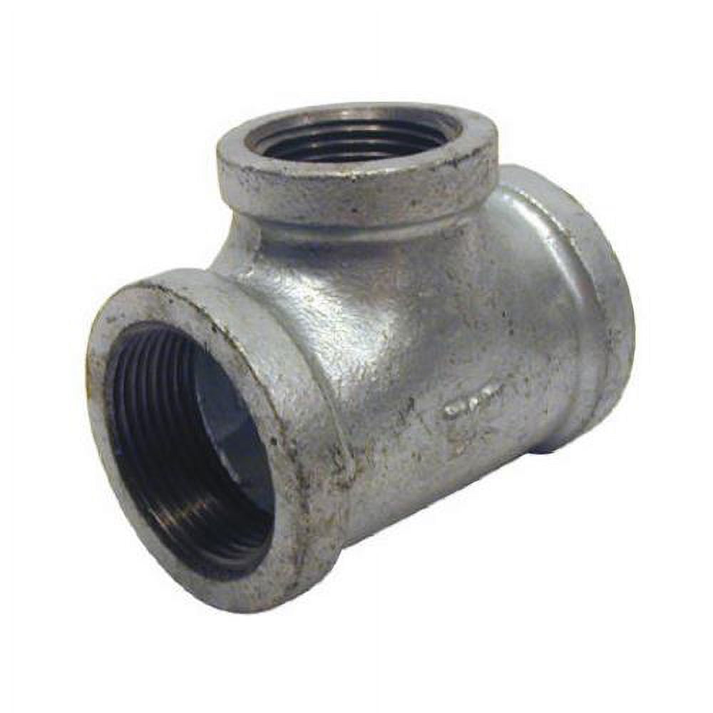 Southland 3/4 In. x 1/2 In. x 3/4 In. Malleable Iron Reducing Galvanized Tee - Walmart.com